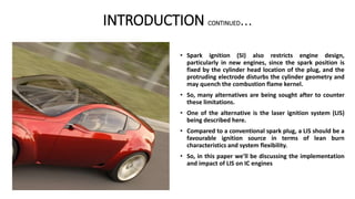 Laser Ignition System | PPTX