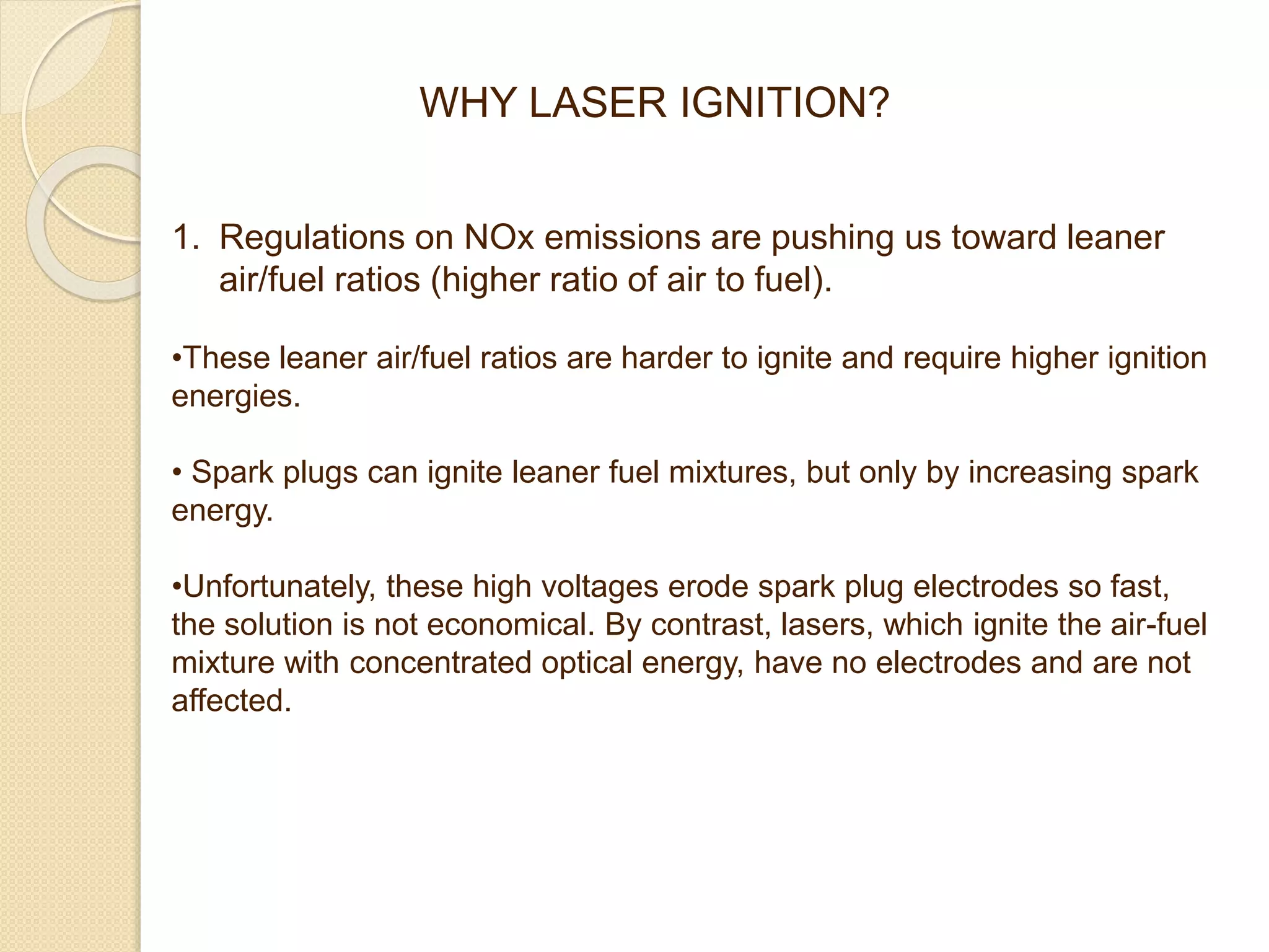 Laser ignition system technology | PPT