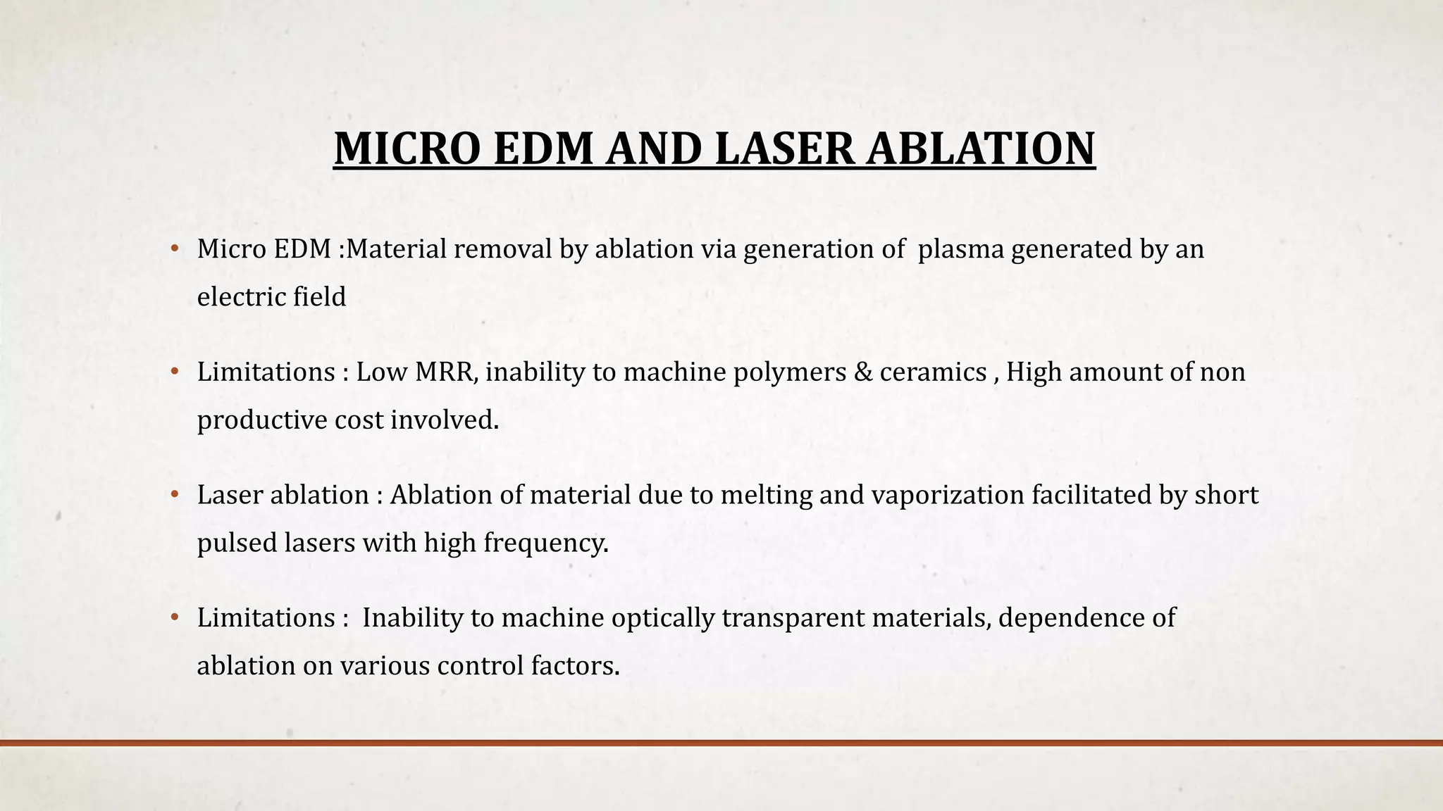 Laser induced plasma micro machining | PPTX