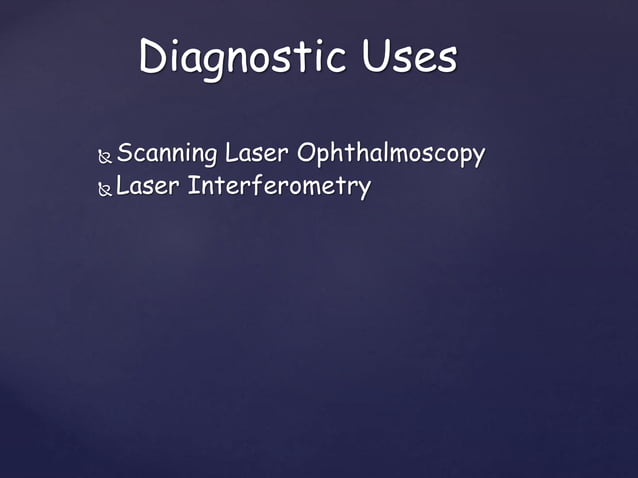 Laser in ophthalmology | PPTX | Eye and Vision Conditions | Diseases ...