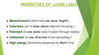 Laser in ophthalmology | PPTX
