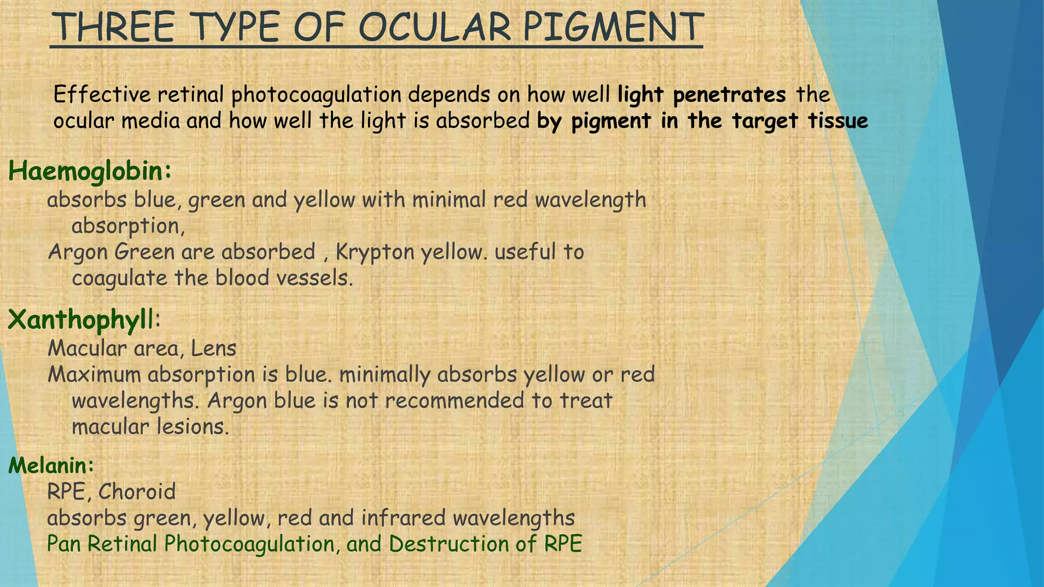 Lasers in ophthalmology | PPTX