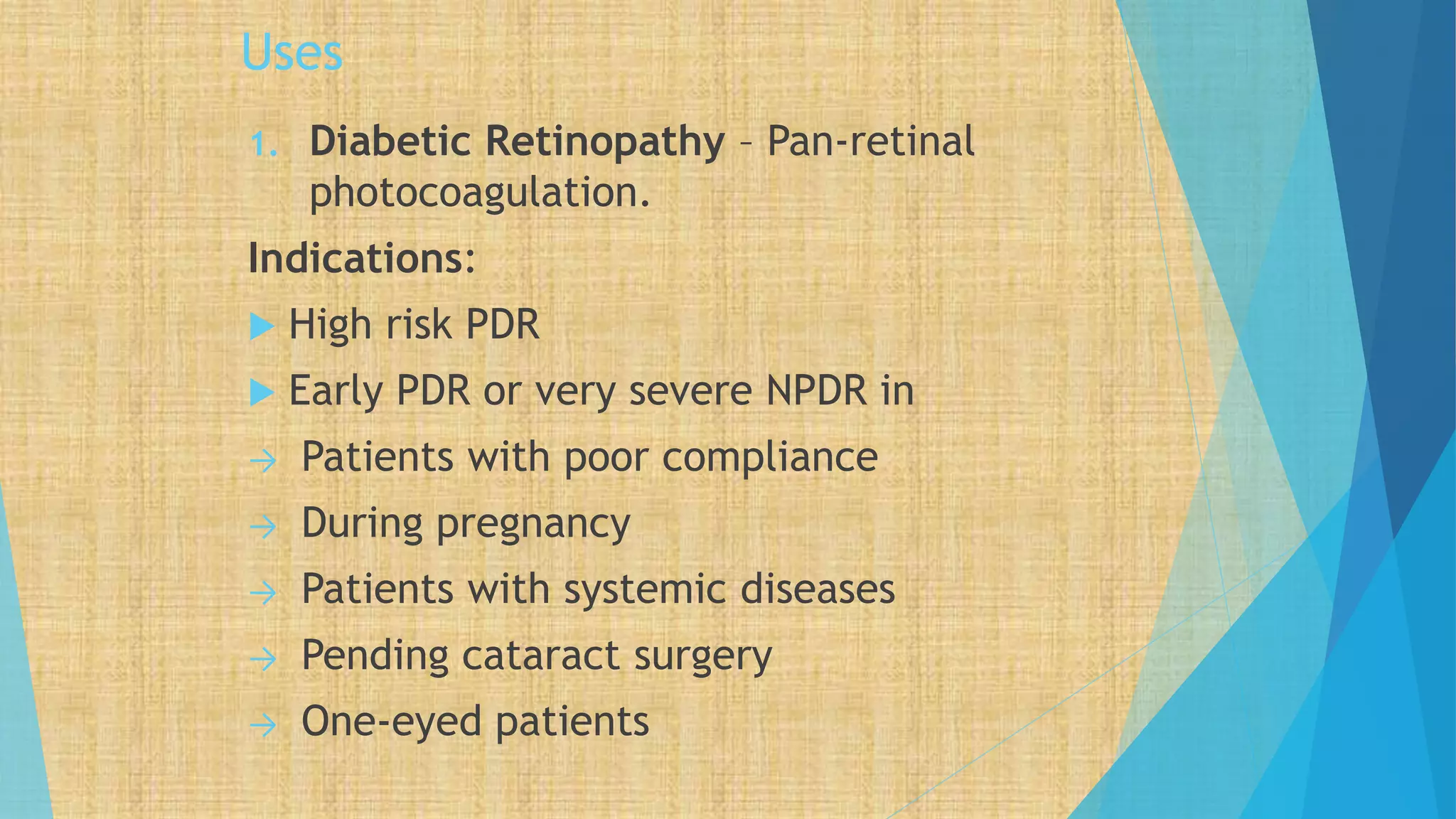 Lasers in ophthalmology | PPTX