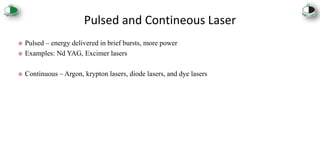 Laser in Ophthalmology and types of Laser | PPTX