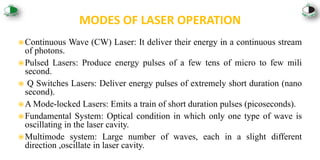 Laser in Ophthalmology and types of Laser | PPTX