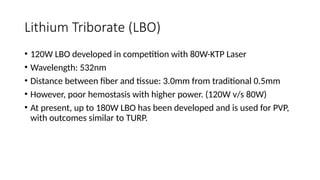 Laser in stone Surgery (urology) recent.pptx