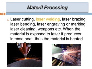 Laser & its applications | PPTX