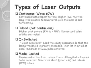Laser & it's applications | PPT