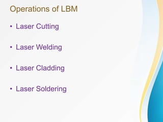 Laser jet machining | PPT