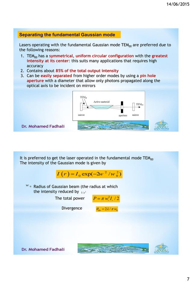 Laser lecture 04 | PDF