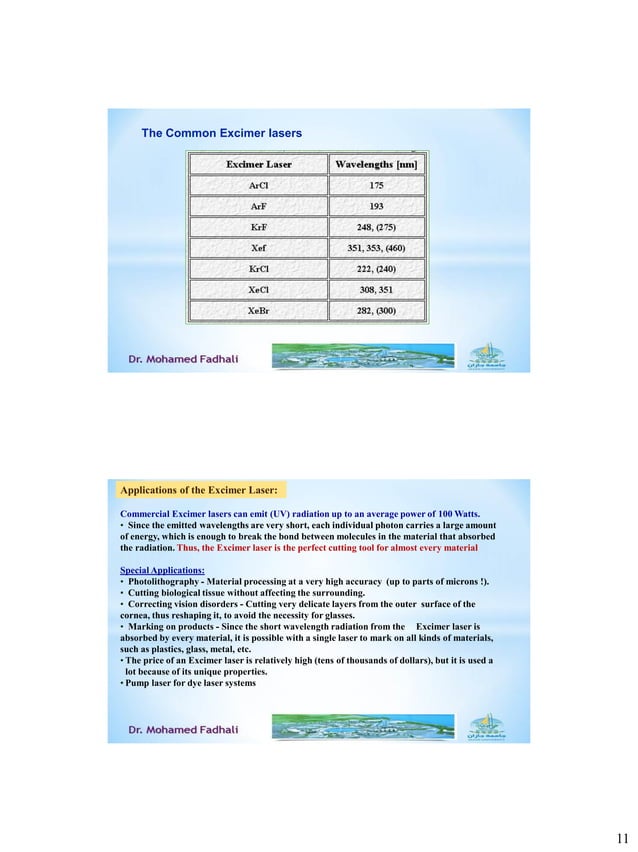 Laser lecture 06 | PDF | Chemistry | Science