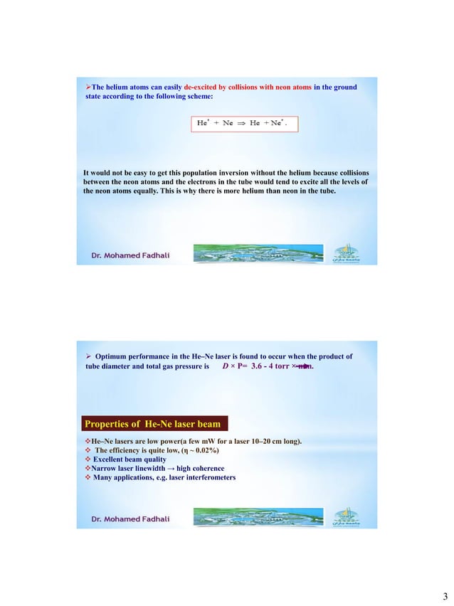 Laser lecture 06 | PDF | Chemistry | Science