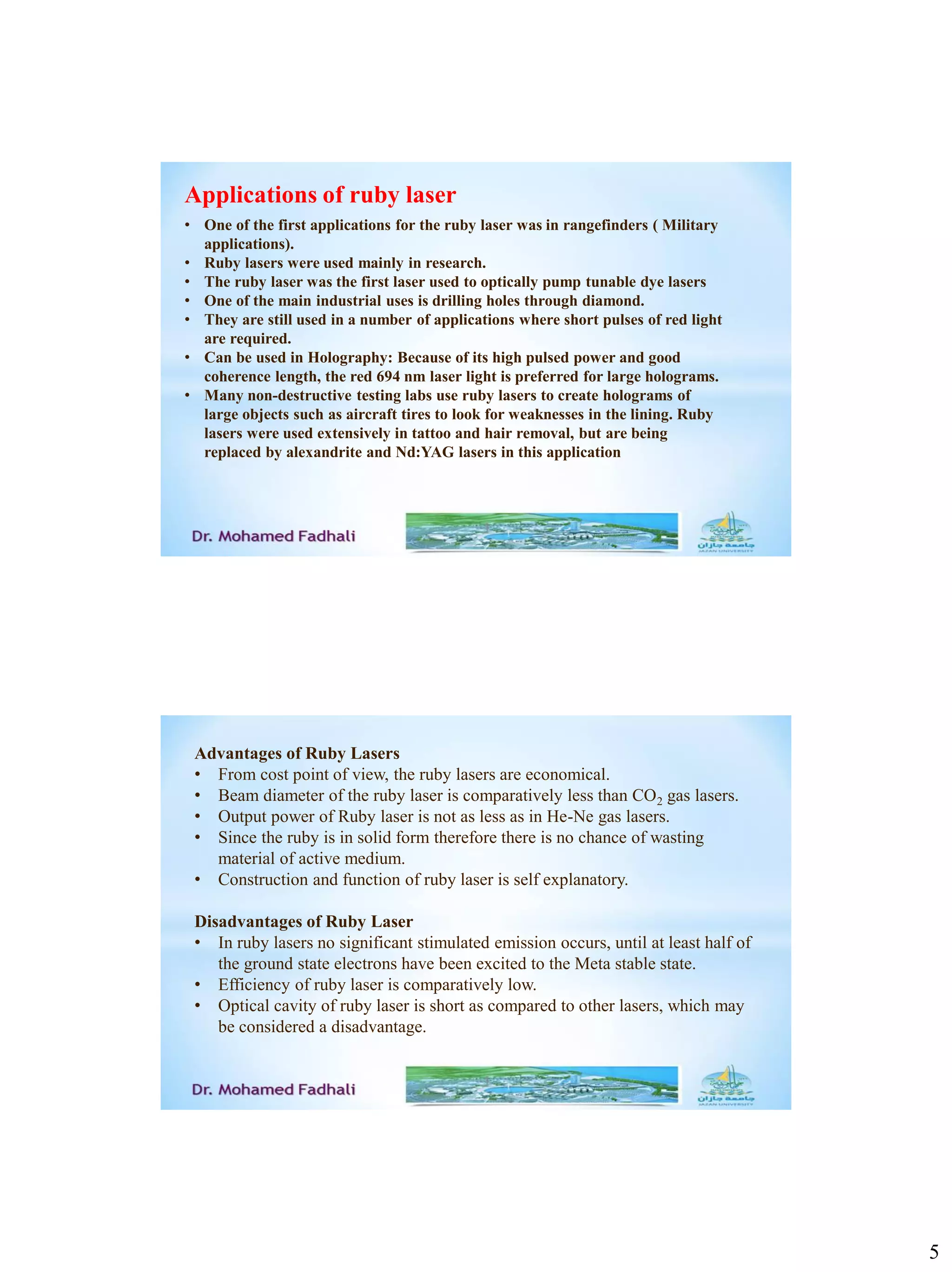 Laser lecture 07 | PDF