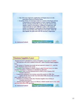 Laser lecture 07 | PDF