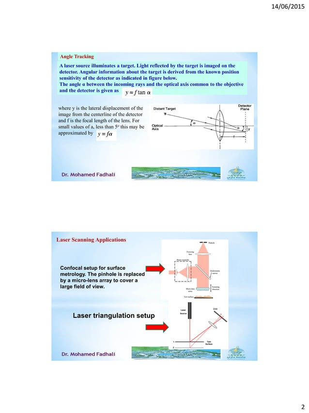 Laser lecture 10, applications | PDF | Physics | Science
