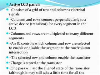 Laser, led,lcd display | PPT