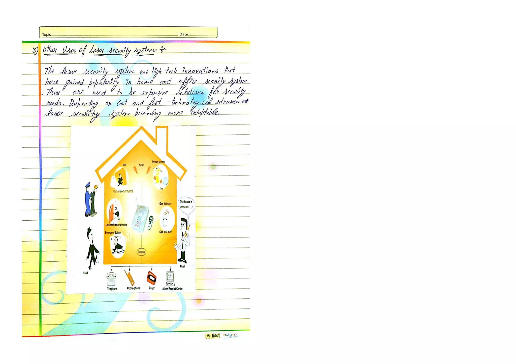 Laser light Security System Physics Investigatory Project Class 12 CBSE ...