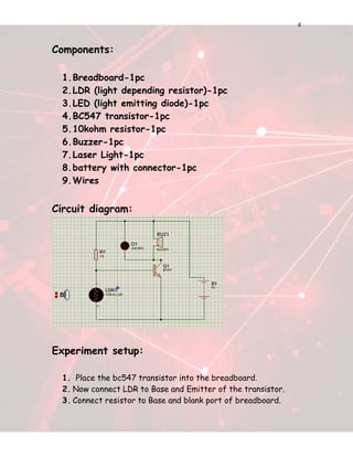 Laser light security system | PDF