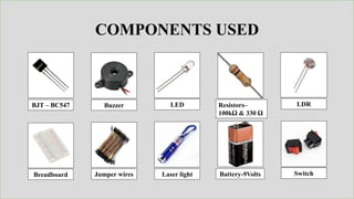 Laser Light Security System (Home Security) | PPTX