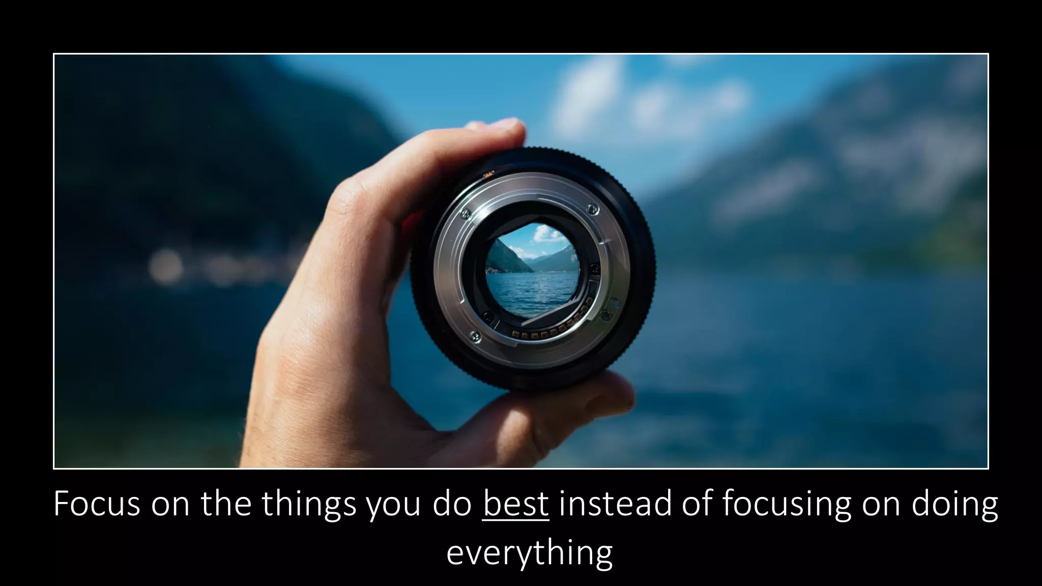 Strategy 101: Laser like focus | PPT