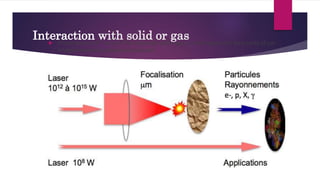 Laser matter interaction | PPTX