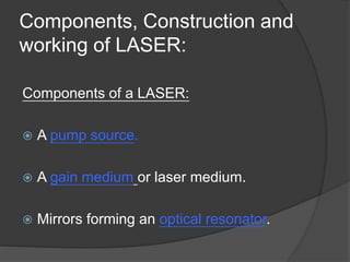 Laser ppt. | PPTX