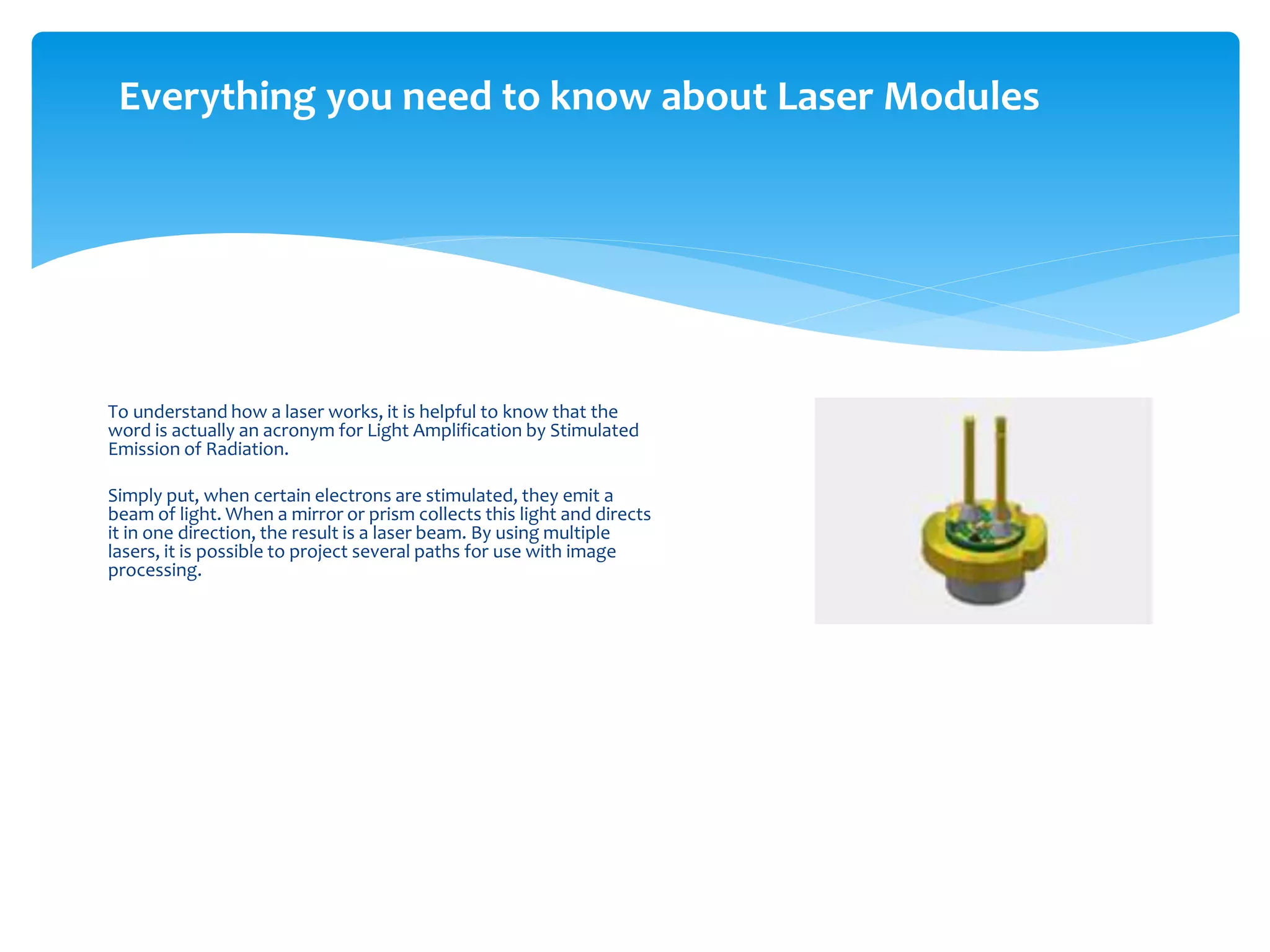 Laser modules | PPTX | Physics | Science