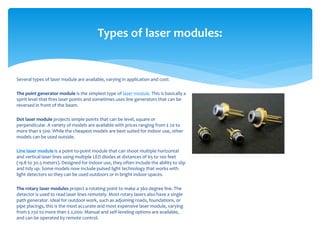 Laser modules | PPTX | Physics | Science