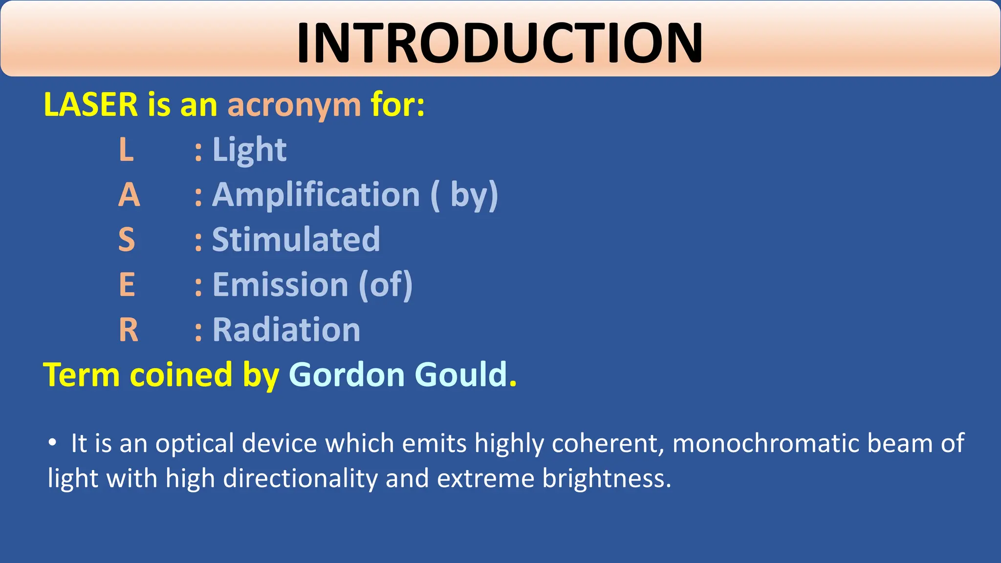 Laser NAP.ppt, Discover many different types of lasers, how they work and various applications ...