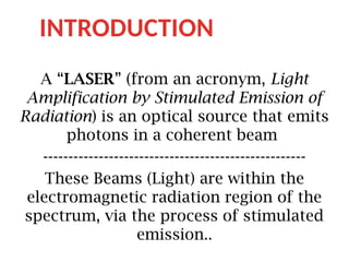 lASER and optic fibre communication .pptx