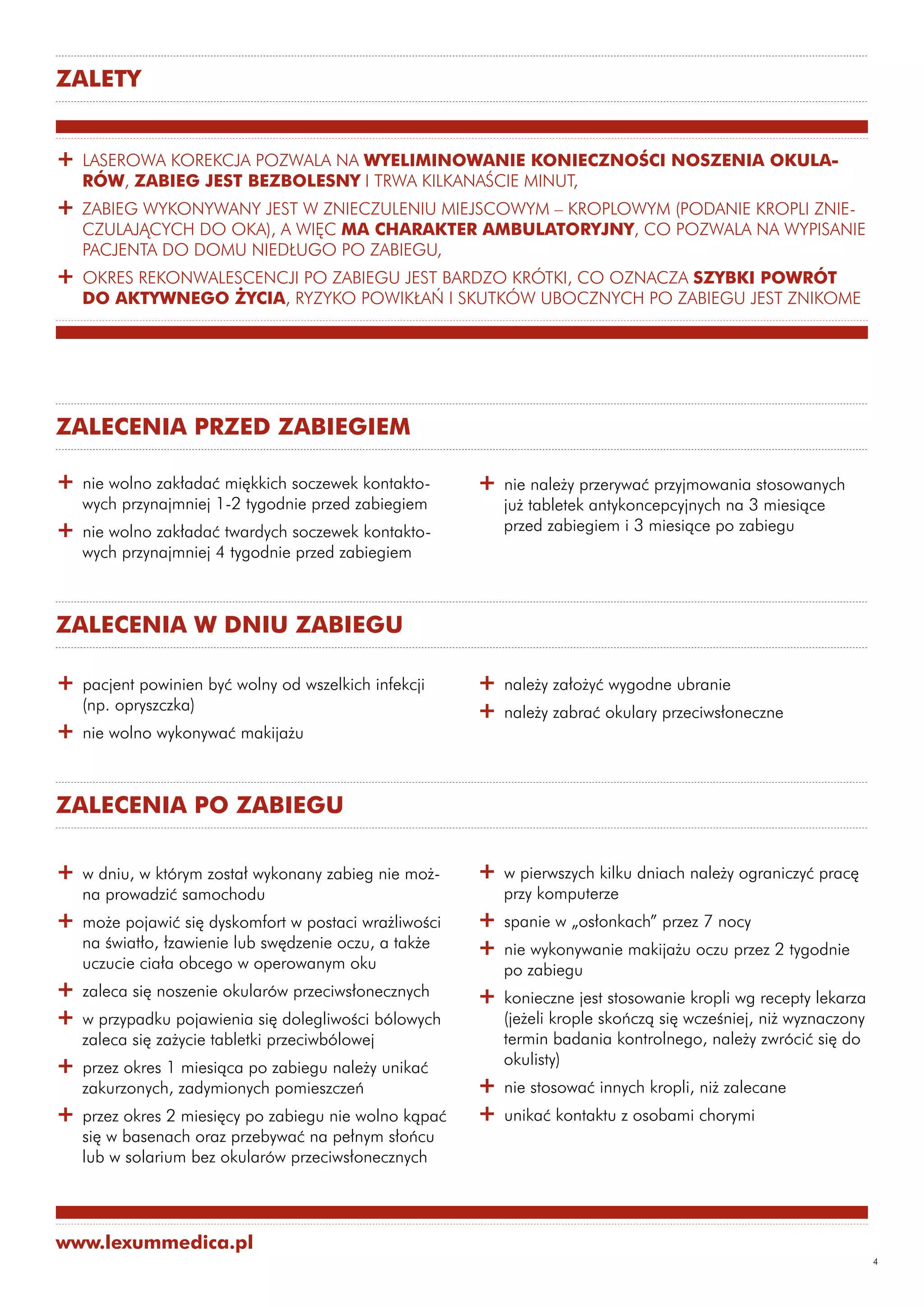 Laserowa korekcja wad wzroku | PDF