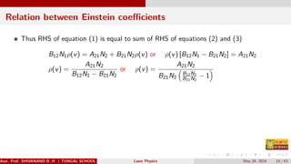 Laser physics for BSc students and engineering | PDF