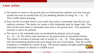 Laser physics for BSc students and engineering | PDF