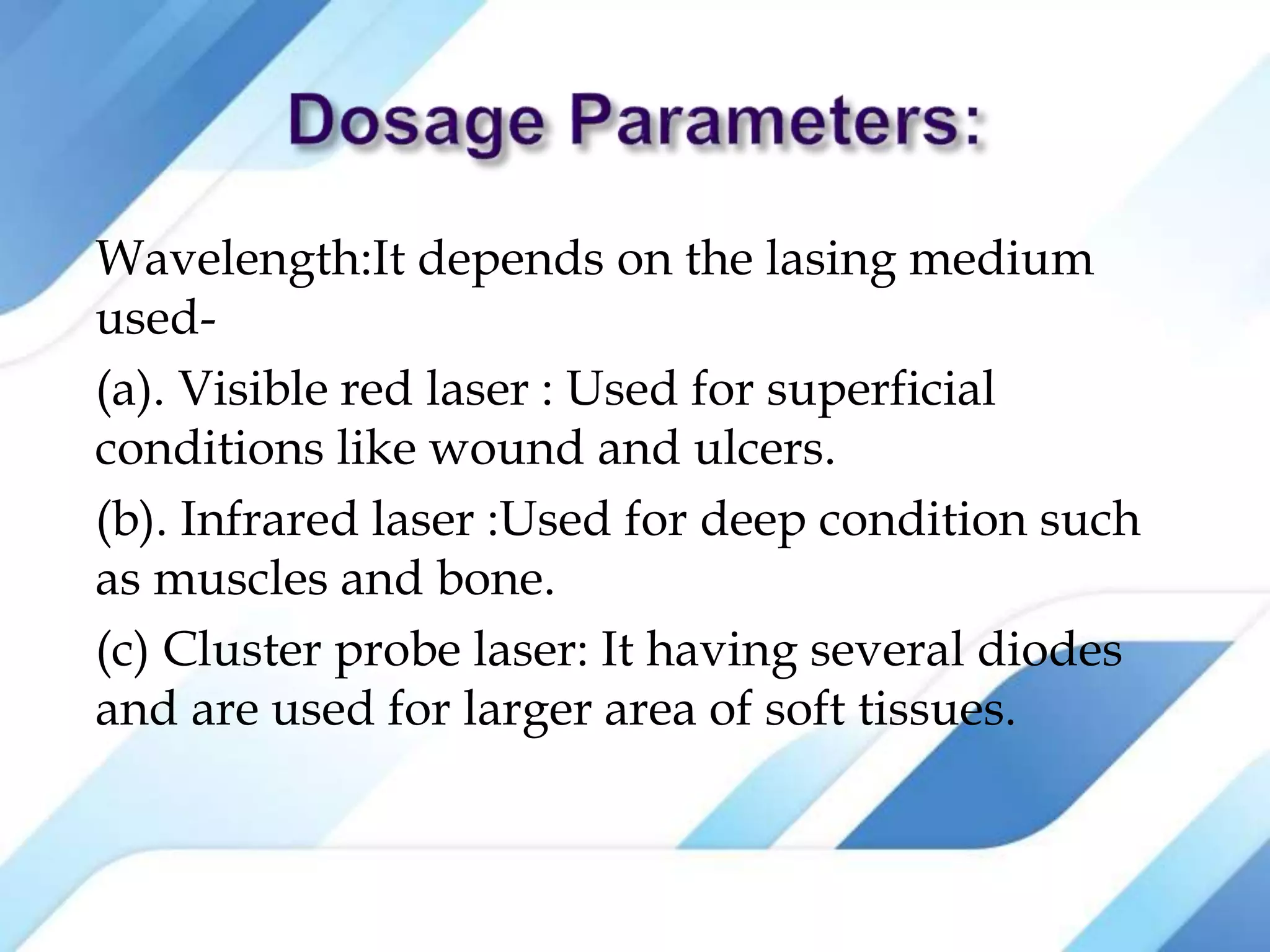 LASER - Presentation on Laser in Electrotherapy | PPTX