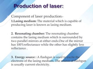 LASER - Presentation on Laser in Electrotherapy | PPTX