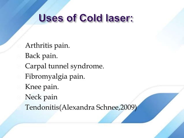LASER - Presentation on Laser in Electrotherapy | PPTX | Physical Therapy | Wellness