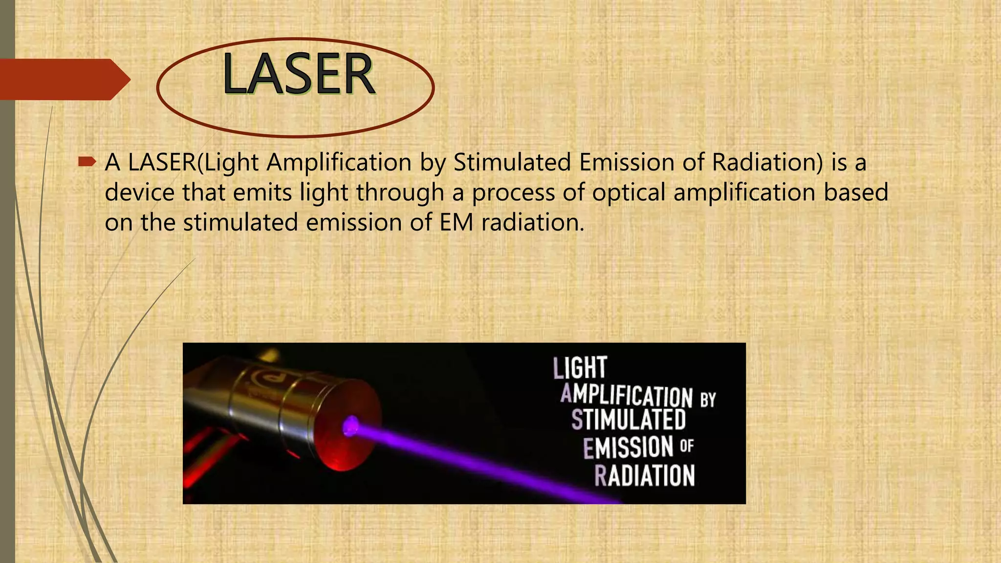 Laser Fundamental Details | PPTX