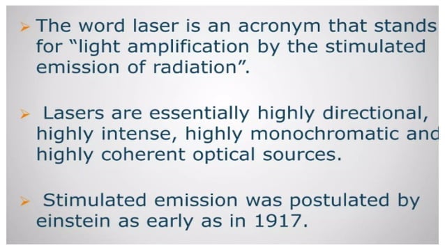 LASER PPT !.pptx laser physica hsuf rdhExvhvh | PPT