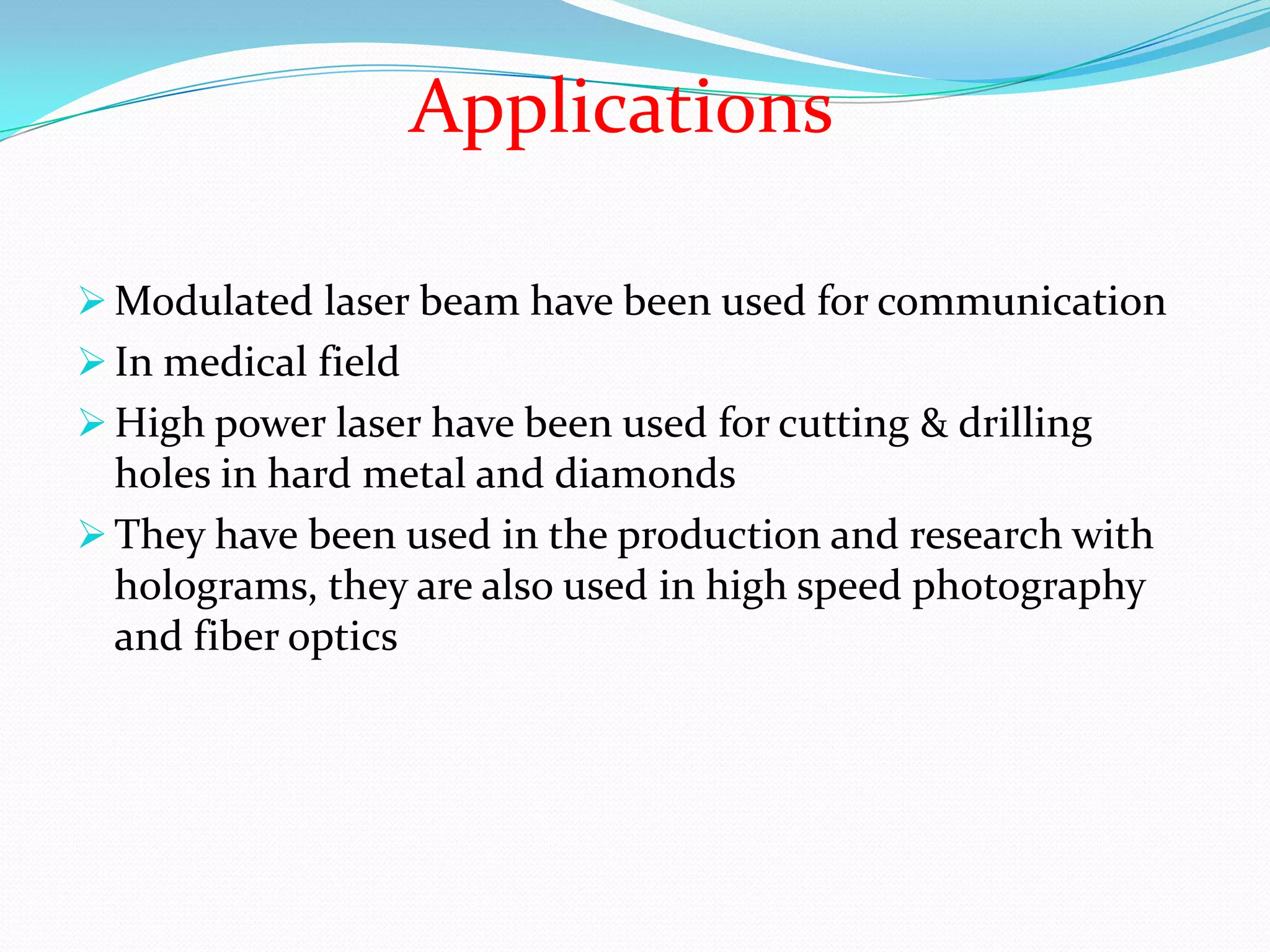 Laser ppt by jithin m.p,amrita | PPTX
