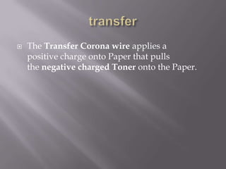 Laser printing processes | PPTX
