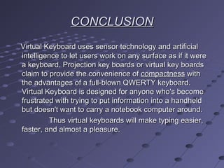 Laser protection virtual keyboard | PPT