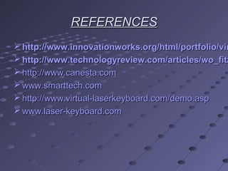 Laser protection virtual keyboard | PPT
