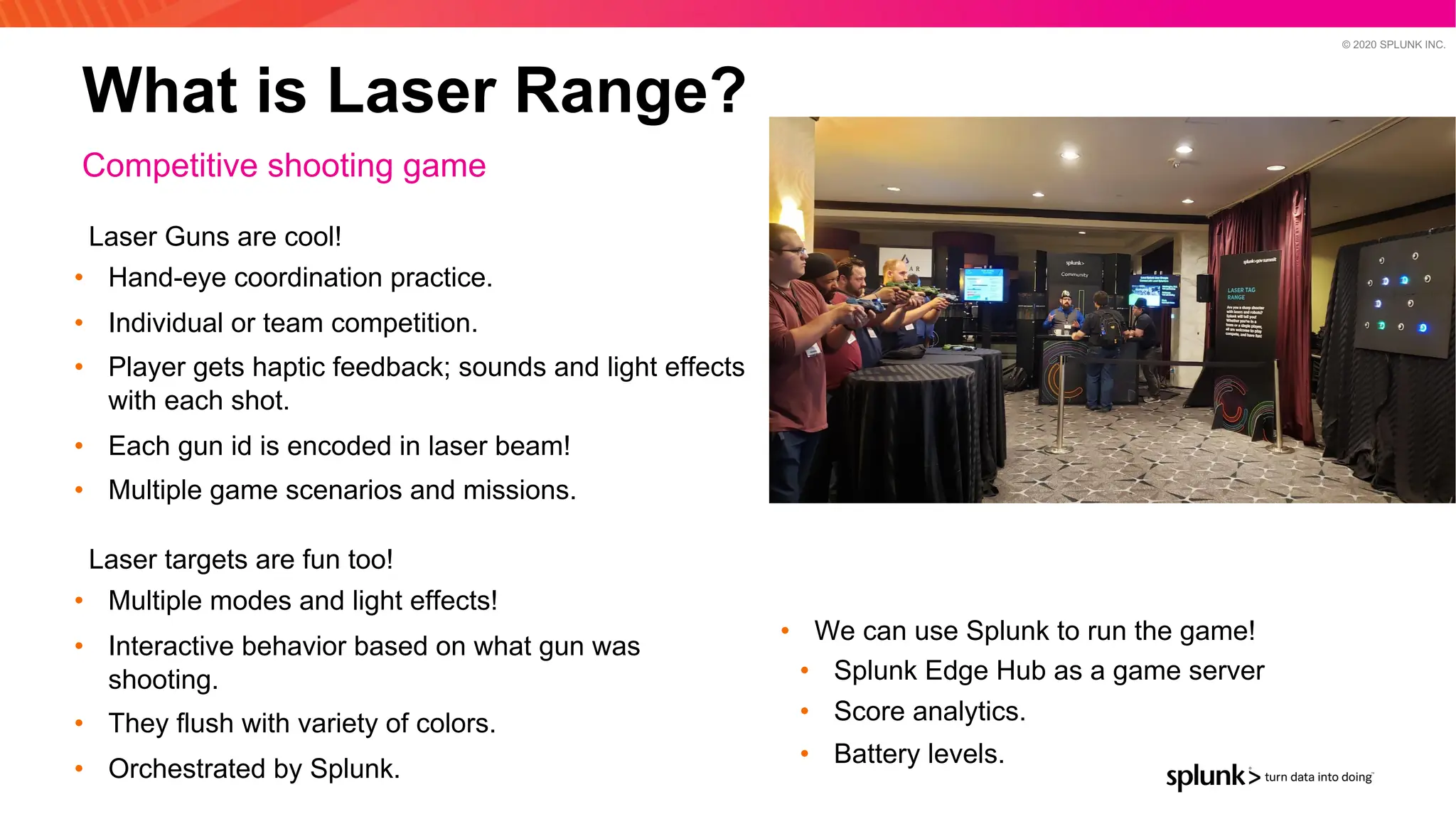 Splunk Toronto User Group - Feb 2024 - Laser Range Game | PPT