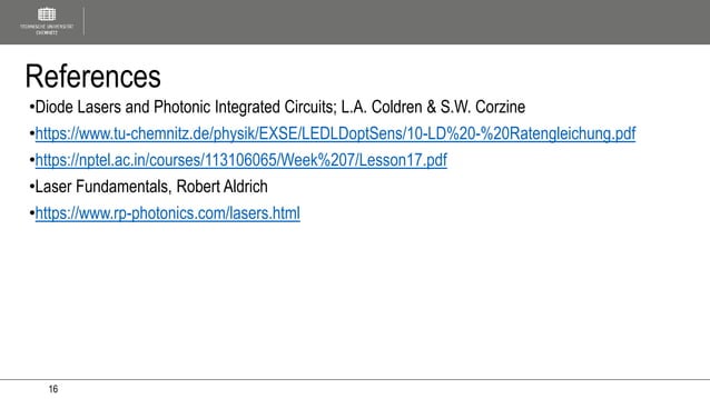 Laser rate equations | PPTX