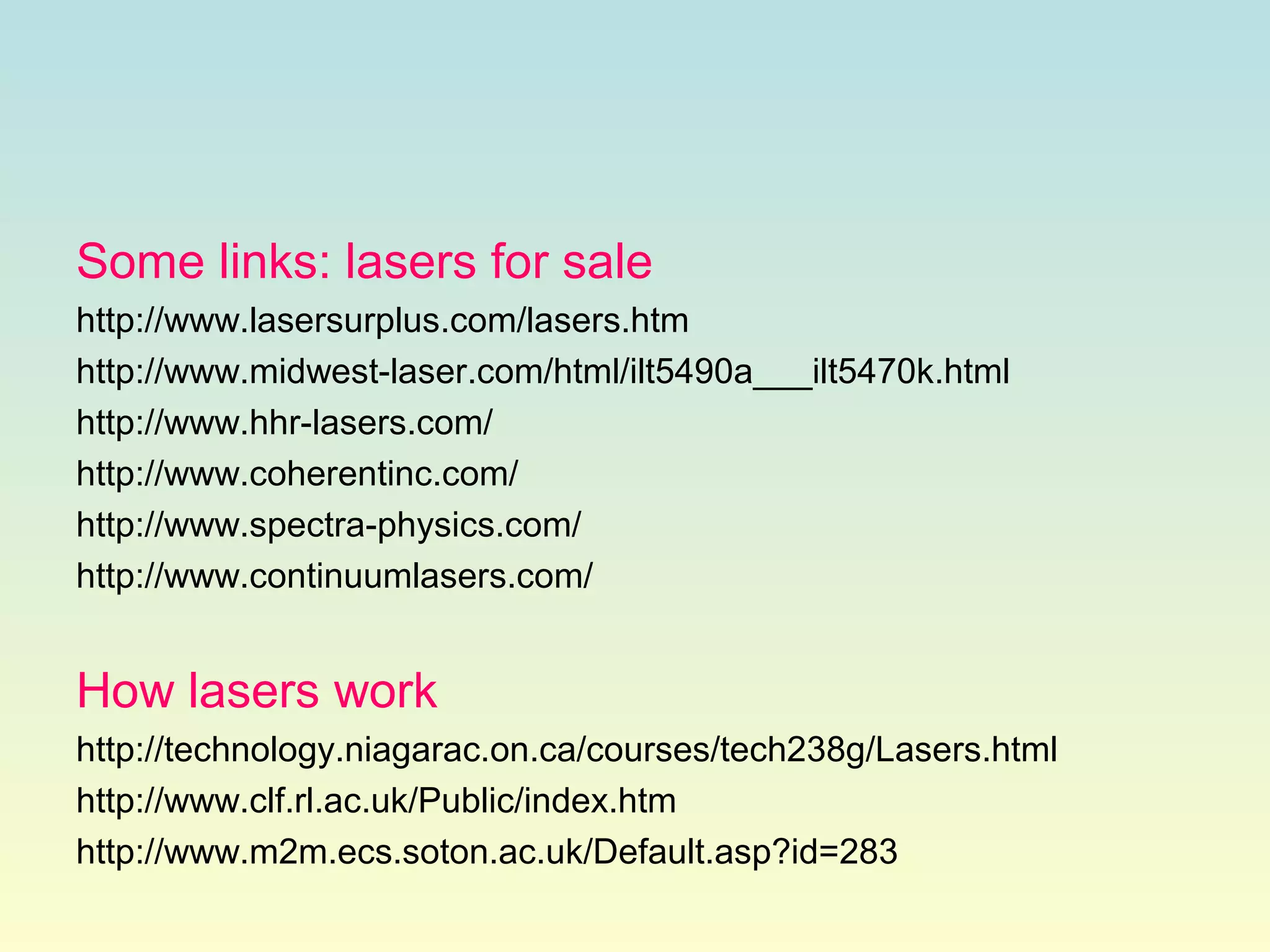 LASER | PPT