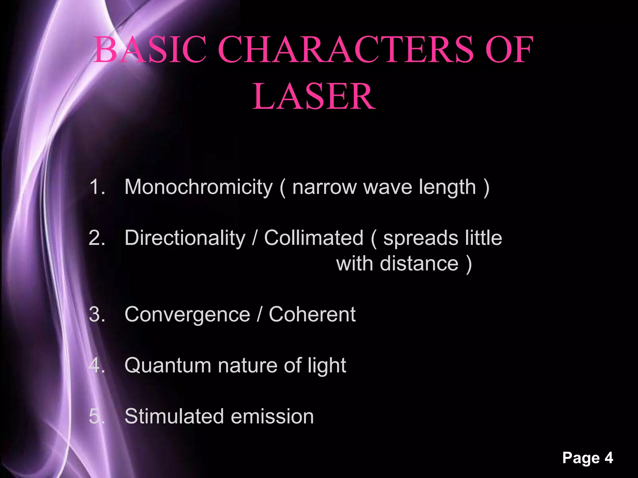 Lasers | PPTX