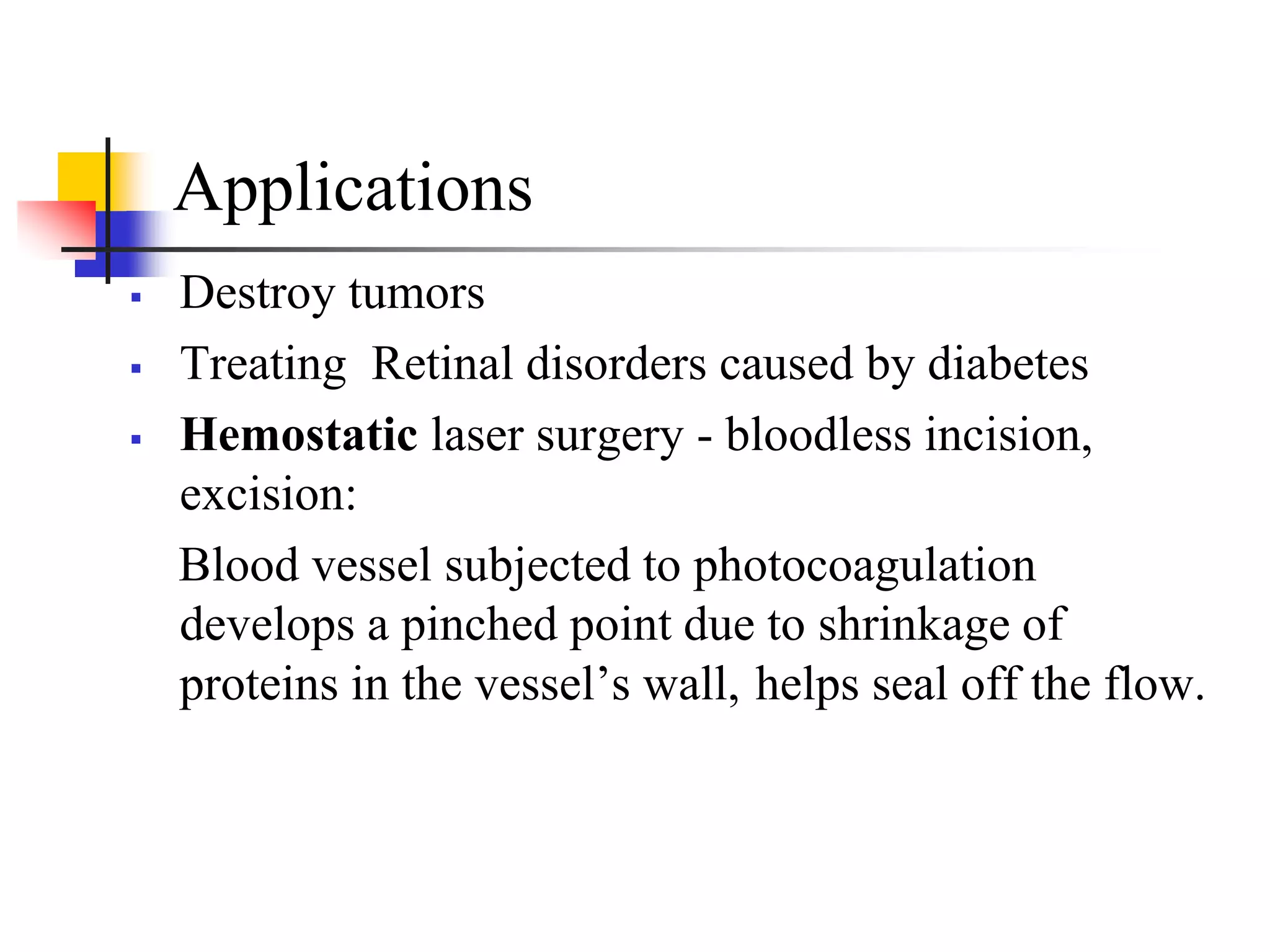 Lasers in surgery | PPTX