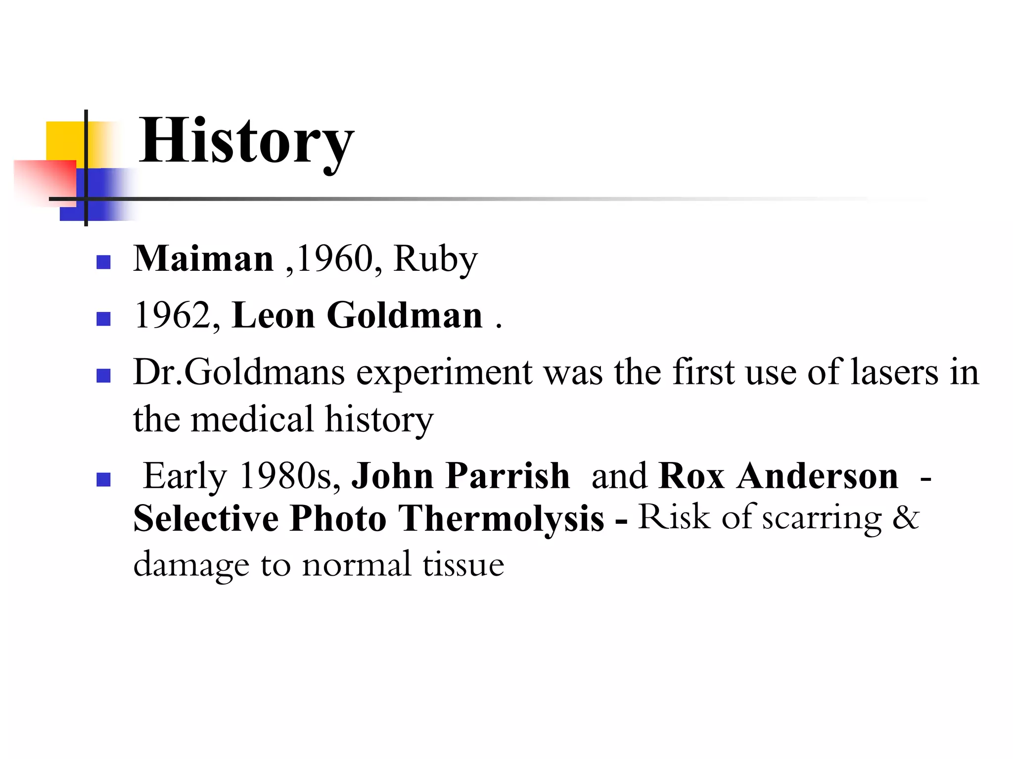 Lasers in surgery | PPTX