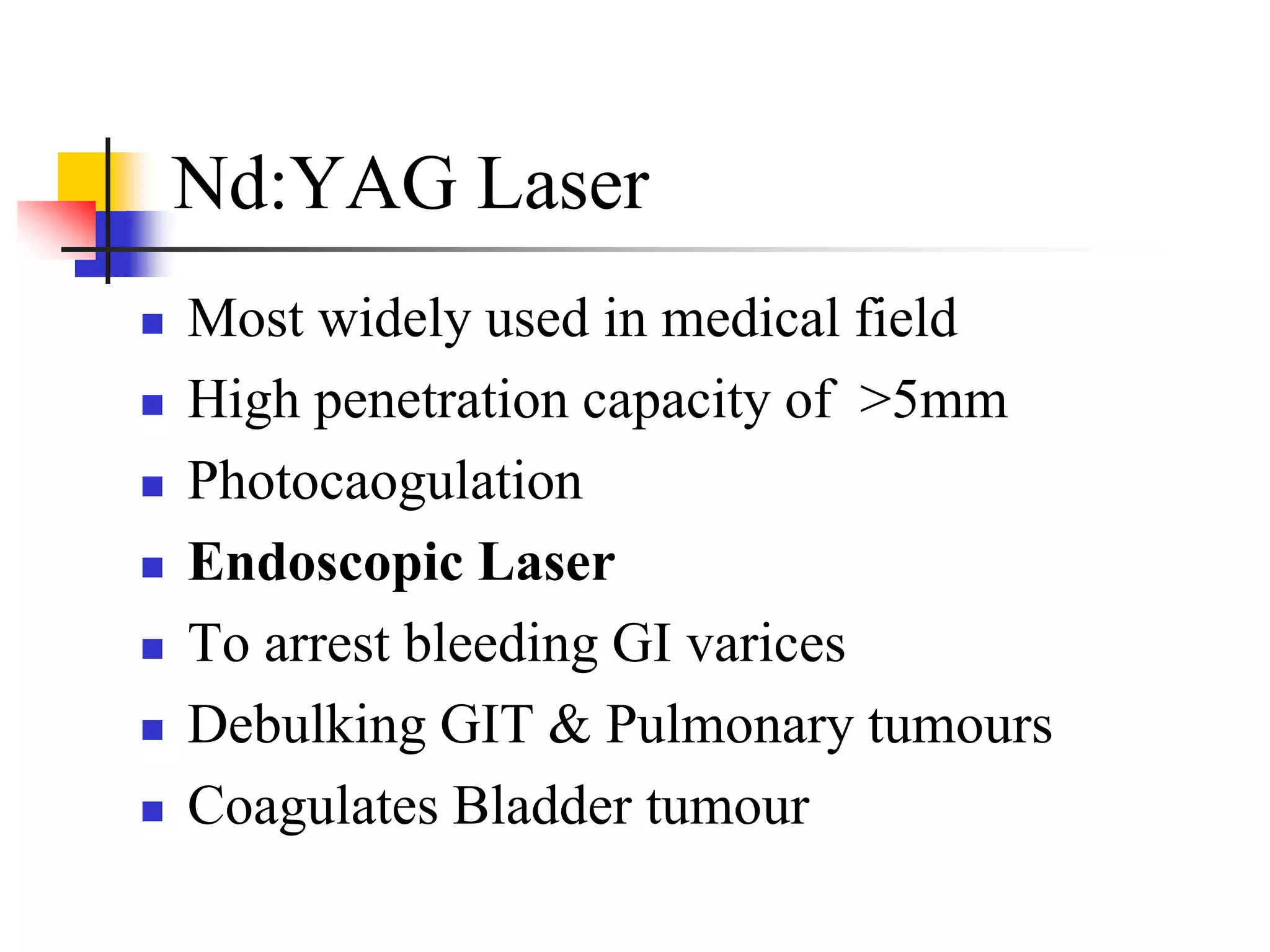 Lasers in surgery | PPTX