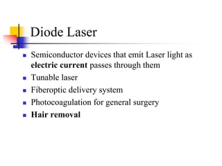 Lasers in surgery | PPTX
